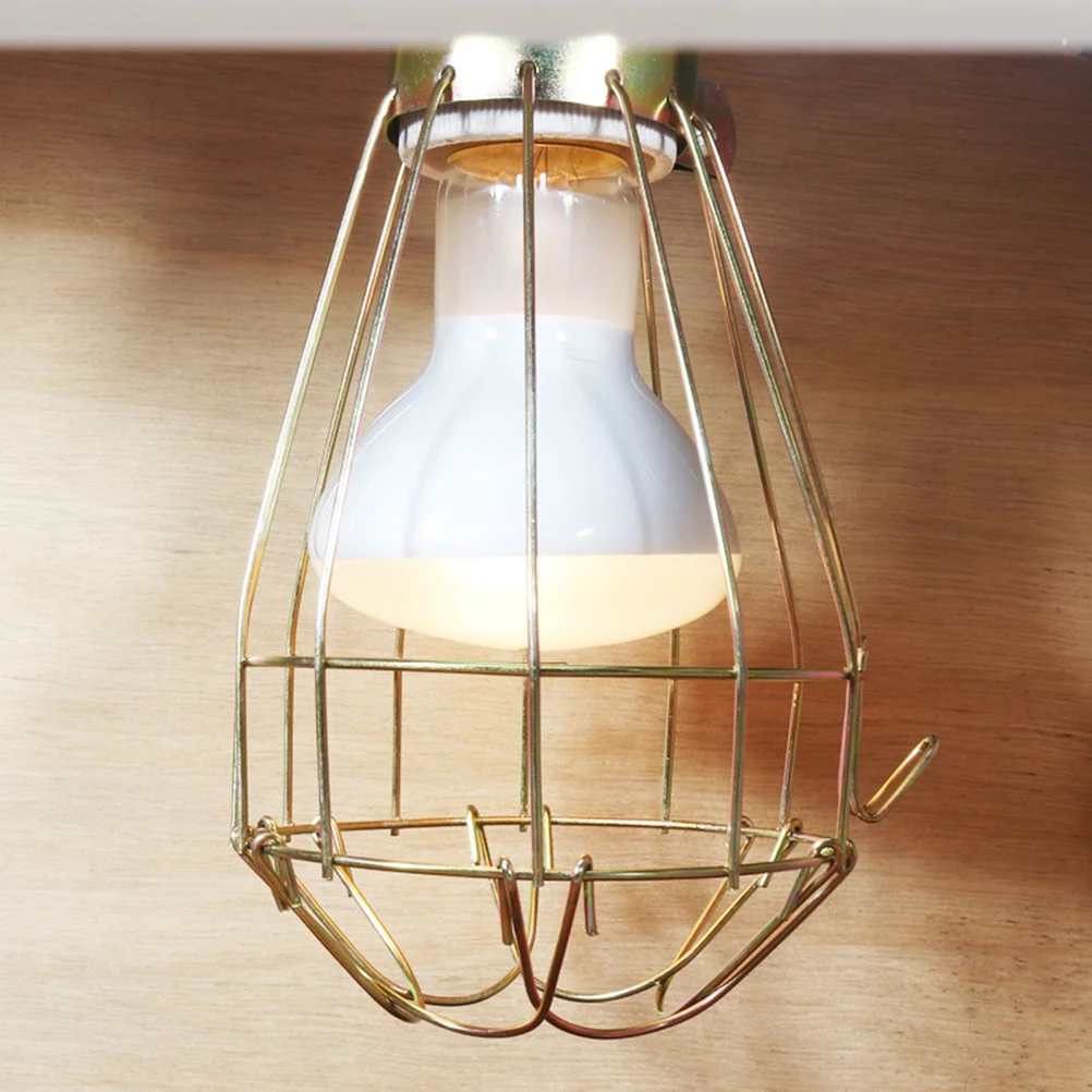 Vintage-Iron-Reptile-Pet-Heat-Lamp-Cover-Lamp-Shade-Cover-Anti-Scald ...