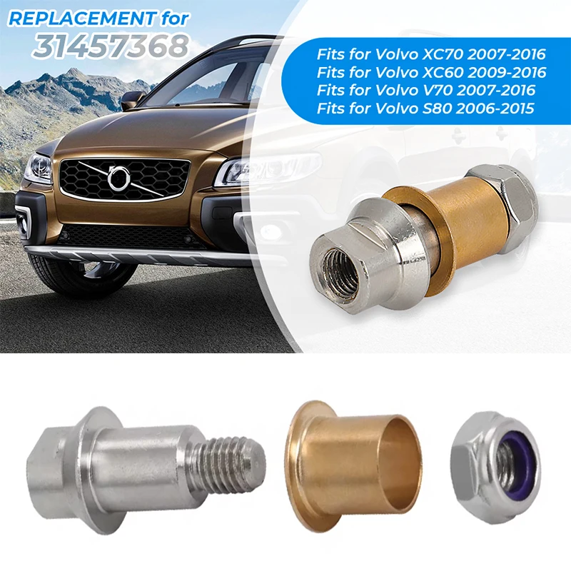 For-Volvo-XC70-XC60-V70-S80-2006-2016-304-Stainless-Steel-Hinge-Repair ...