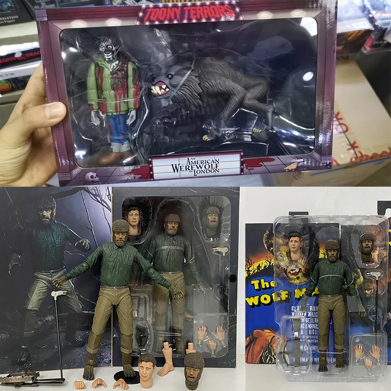 NECA An figura de hombre lobo americano en Londres, Toony Terrors ...