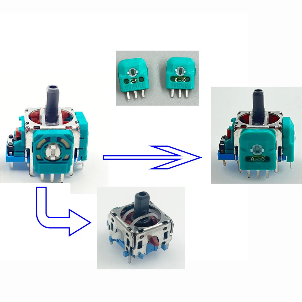 100PCS-For-Dualsense-PS5-Hall-Effect-Stick-Controller-Magnetic-Effect ...