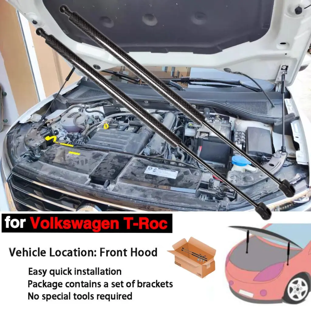 For-Volkswagen-T-Roc-2017-2023-2024-VW-TROC-Front-Hood-Bonnet-Modify ...