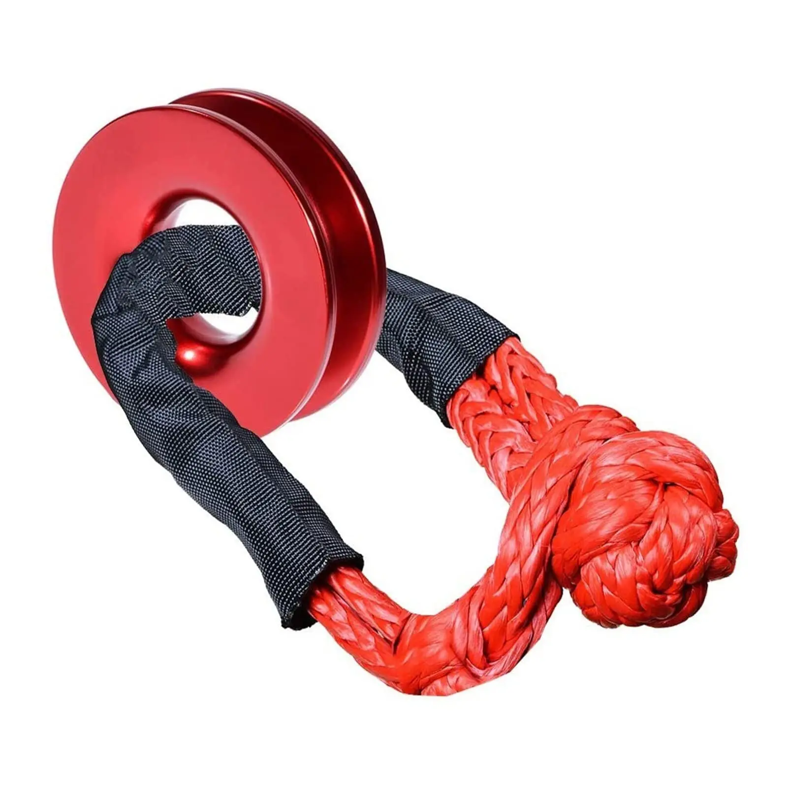 Recovery Ring Trucks Towing Rope Loop Snatch Block Hook Shackles Car ...