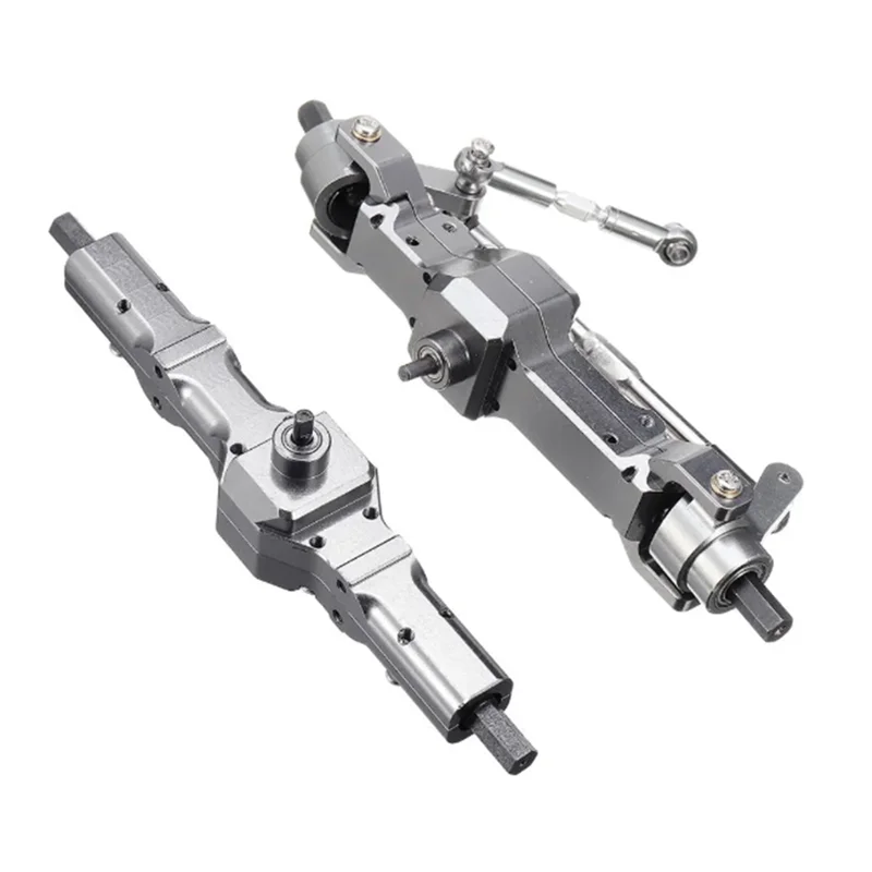 Upgrade Metal Front and Rear Axle Assembly For WPL C14 C24 B14 B16 B24 ...