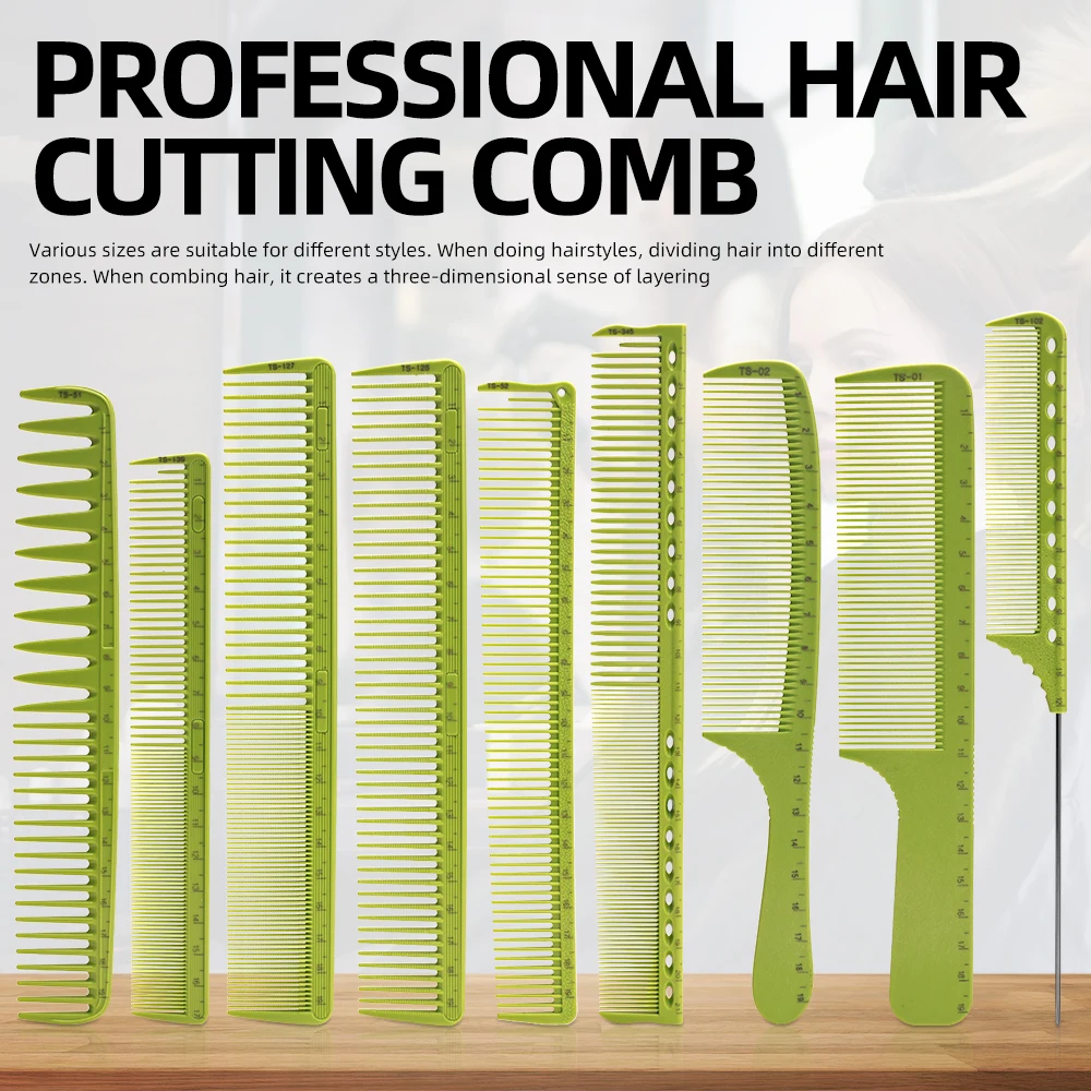 9PC-Barber-Hairdressing-Combs-Set-Multifunction-Hair-Detangler-Comb ...