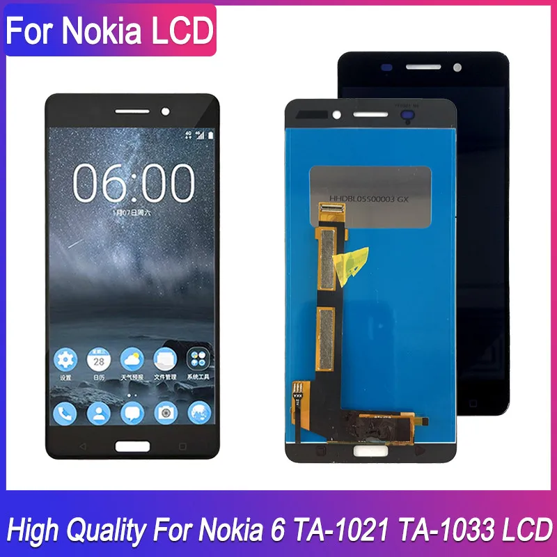 5-5-Original-LCD-Display-For-Nokia-6-TA-1021-TA-1025-TA-1033-LCD ...