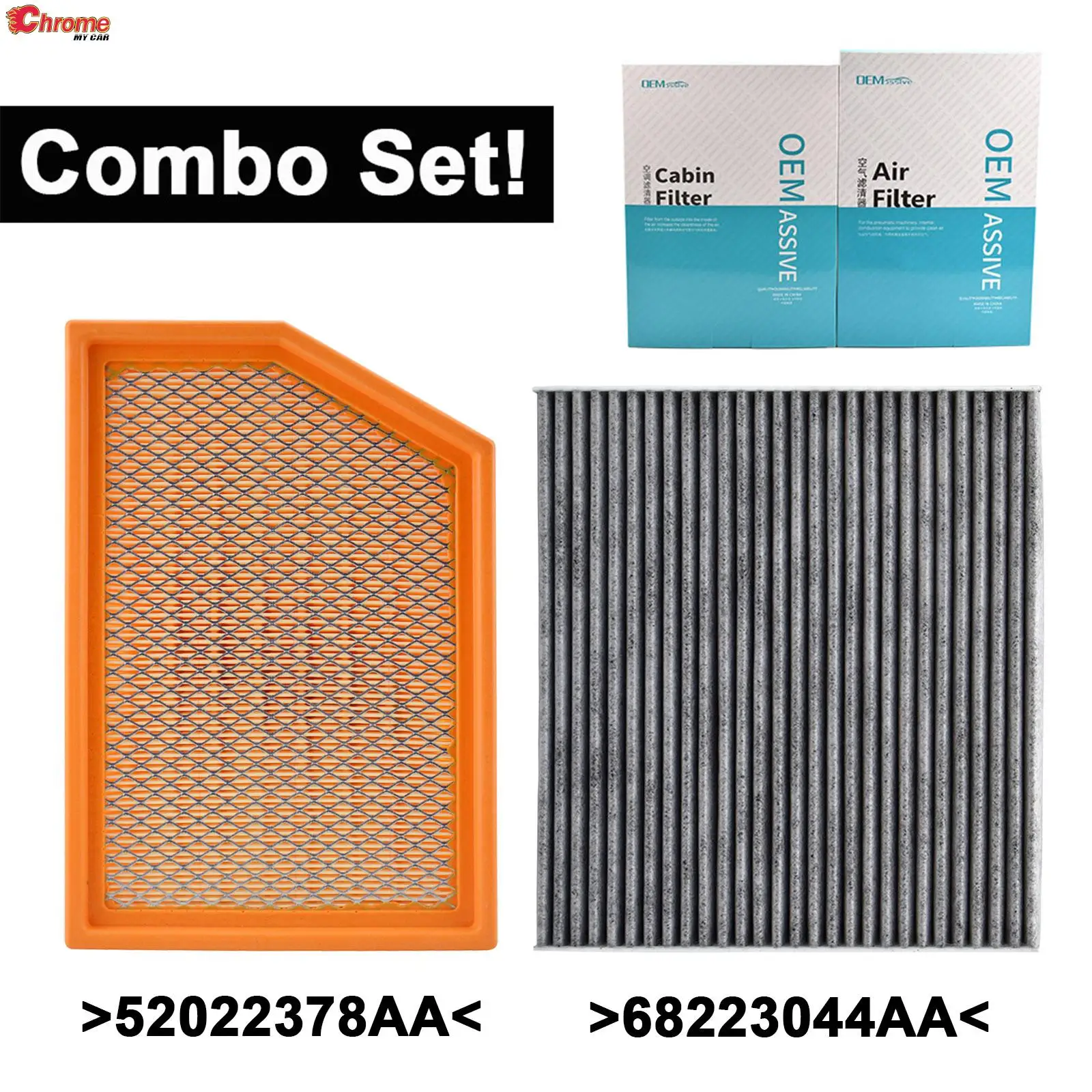 Car-Engine-Cabin-Air-Filter-Pollen-Combo-Set-For-Jeep-Cherokee-L4-V6-2 ...