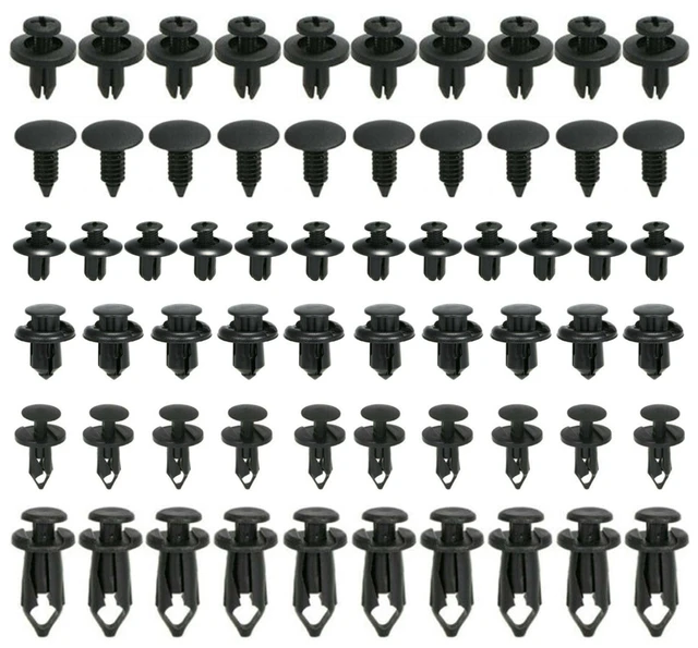 6 Size 60Pcs Auto Fastener Clips for Saab 9-3 9-5 9000 93 900 95 aero 9 ...