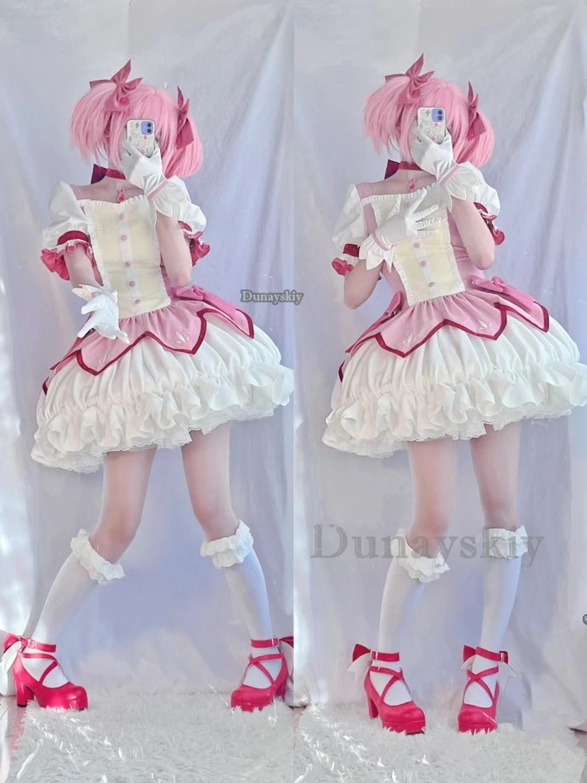 Unisex-Anime-Cos-Puella-Magi-Madoka-Magica-Kaname-Madoka-Cosplay ...