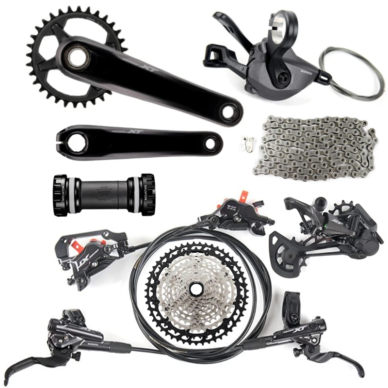 Shimano Deore XT M8100 M8120 Groupset 30T 32T 34T 36T 170 175 Crankset Mountain Bike Groupset ...