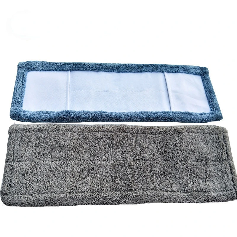 Absorbent-coral-velvet-flat-mop-cloth-cover-replacement-cloth-thickened ...