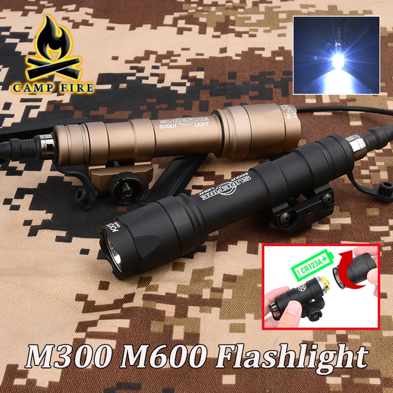 WADSN SF Surefir M300 M600 M300A M600C Tactical Flashlight Lanterna ...
