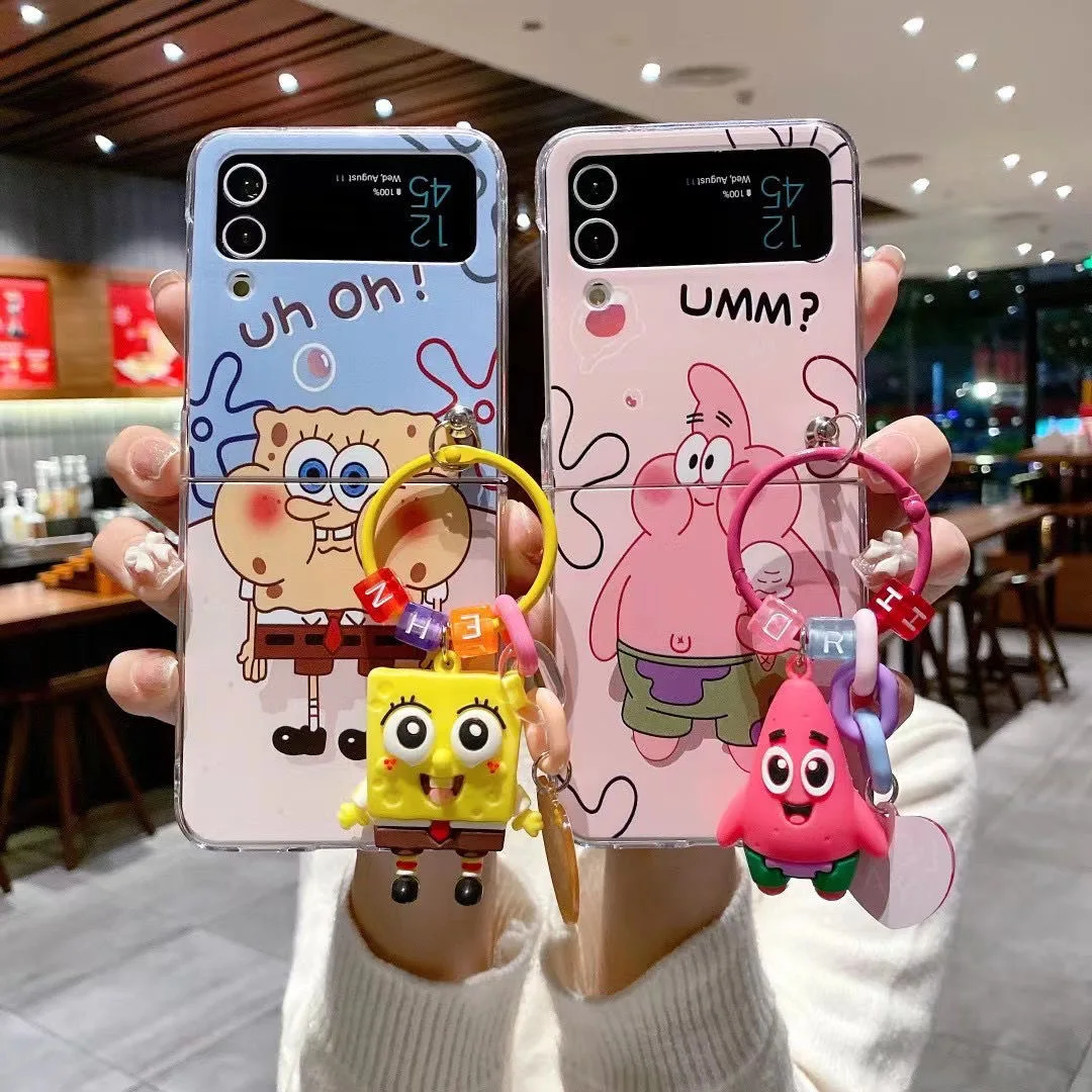 Cartoon SpongeBobs SquarePants Patricks Star with Pendant Phone Case ...