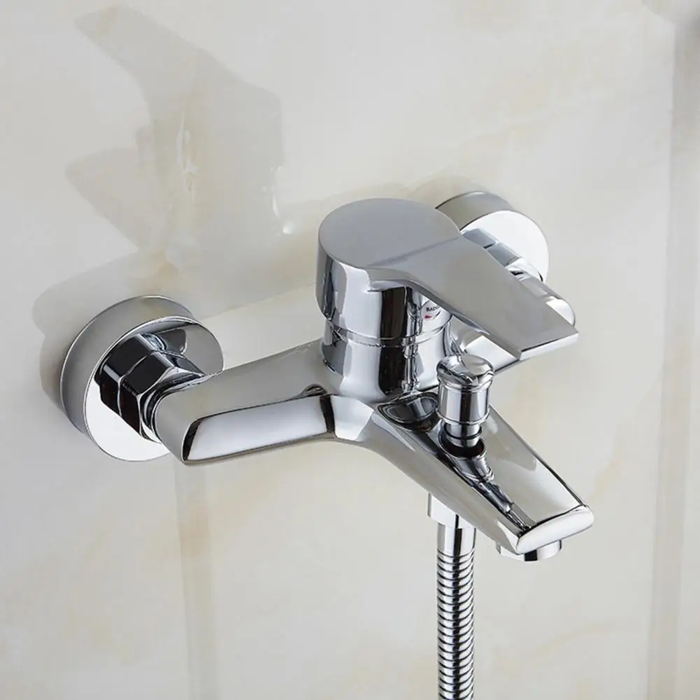 Triple-Shower-Faucet-Bathtub-Mixer-Tap-Single-Lever-Chrome-Finish ...