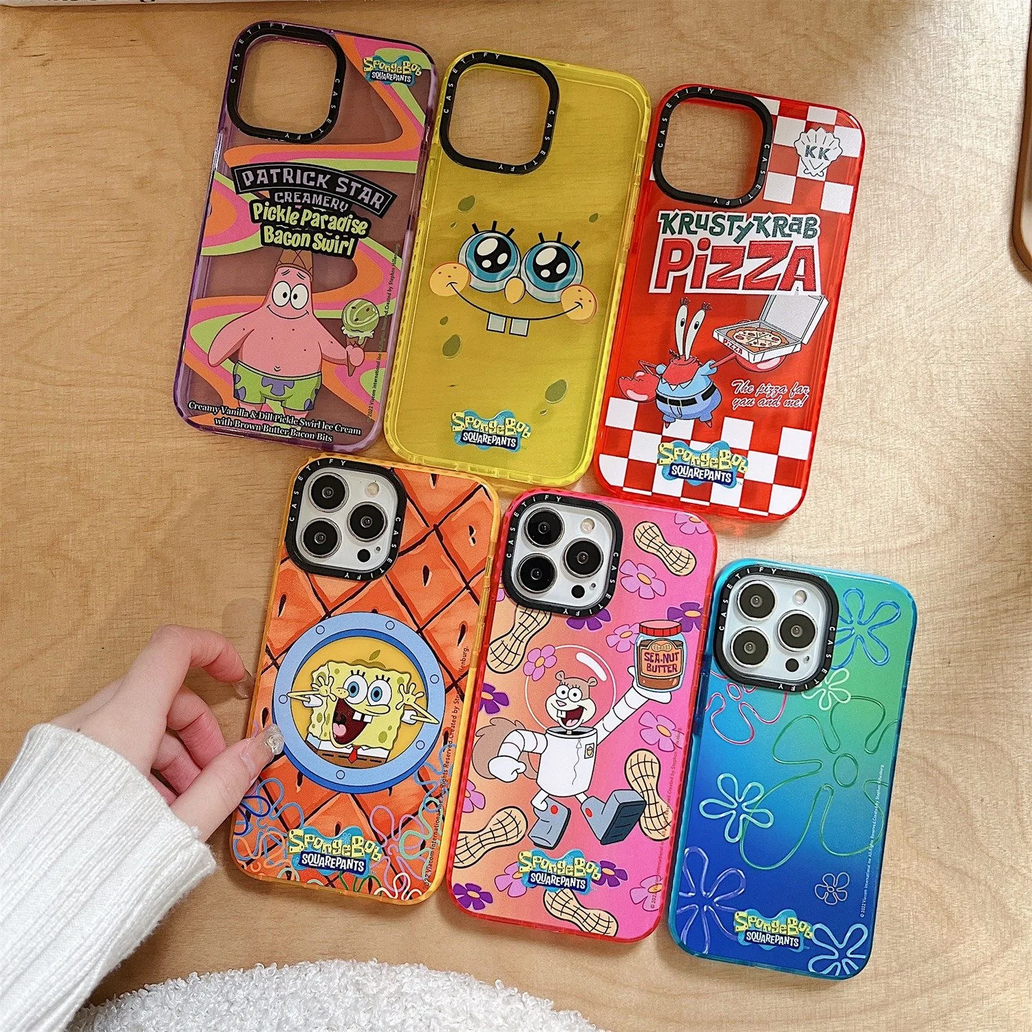 Cartoon SpongeBobs Patricks Stars Phone Cases for IPhone 14 13 12 11 ...