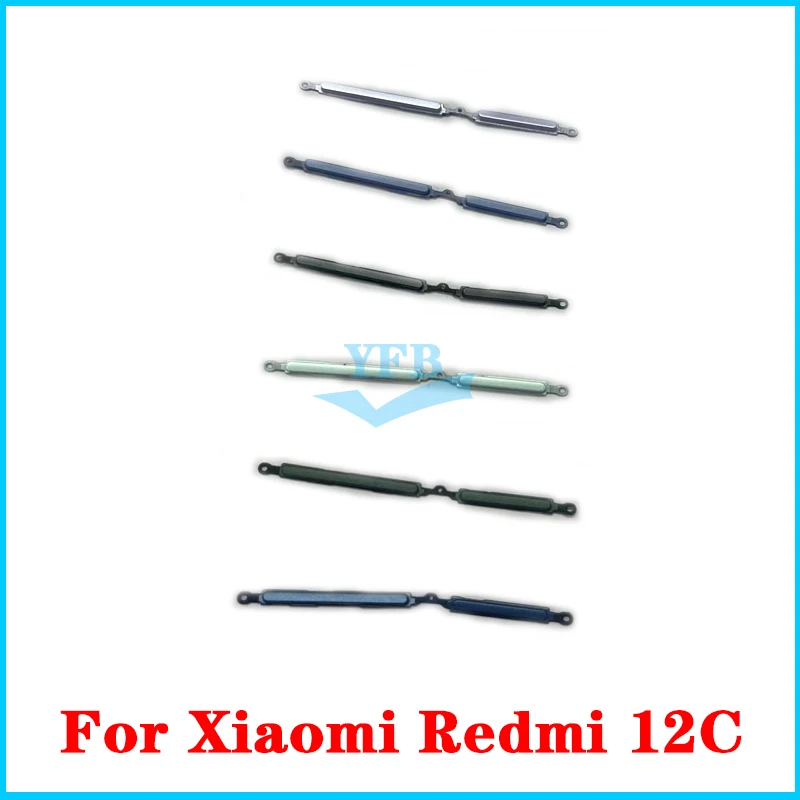 10pcs-For-Xiaomi-Redmi-10-10A-10C-12C-Side-Power-Volume-Button-Key ...