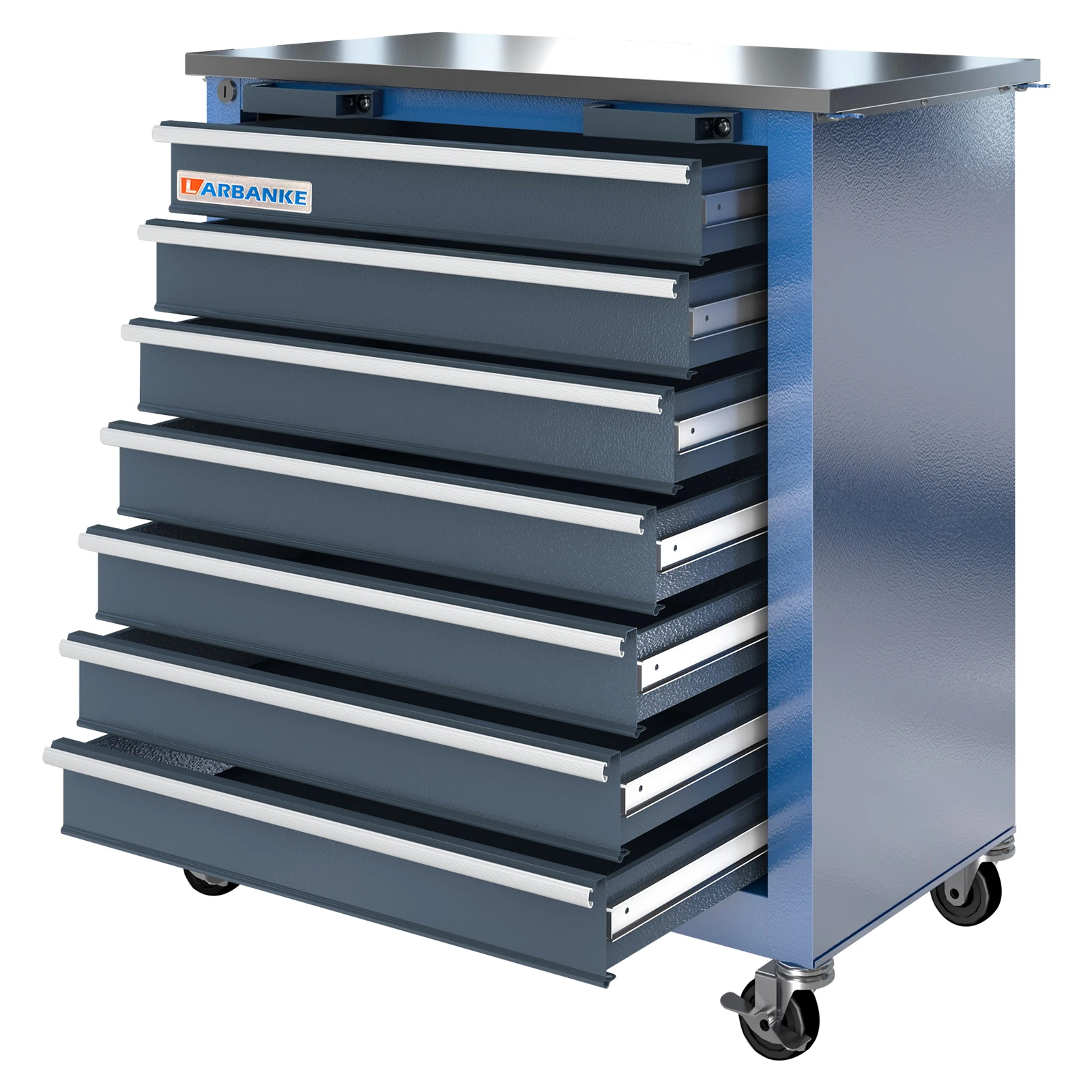 7-Drawer-Tool-Cabinet-Tool-Cabinet-with-360-Rubber-Wheels-Safety-Lock ...