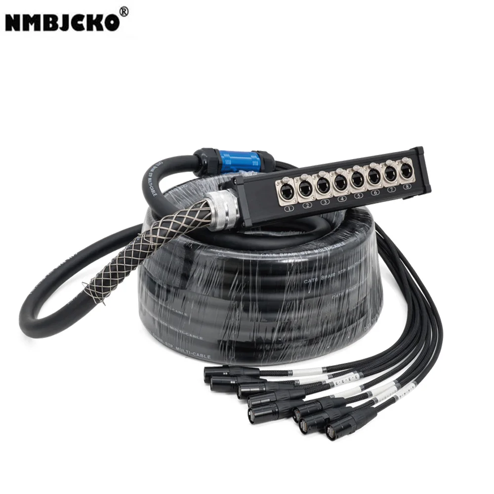 OEM-factory-snake-cable-8-channels-stage-box-50-meter-RJ45-to-RJ45 ...