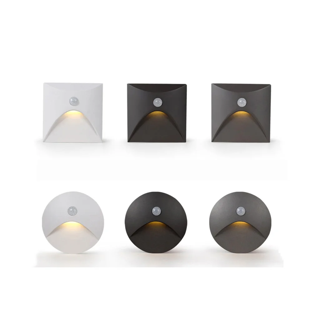 Outdoor-Lighting-Recessed-Motion-Sensor-Wall-Lamp-Waterproof-IP65-3W ...
