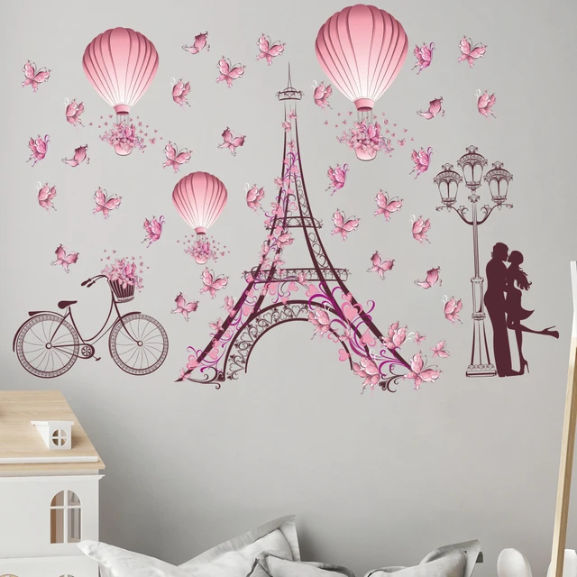 Paris Wall Stickers For Bedrooms