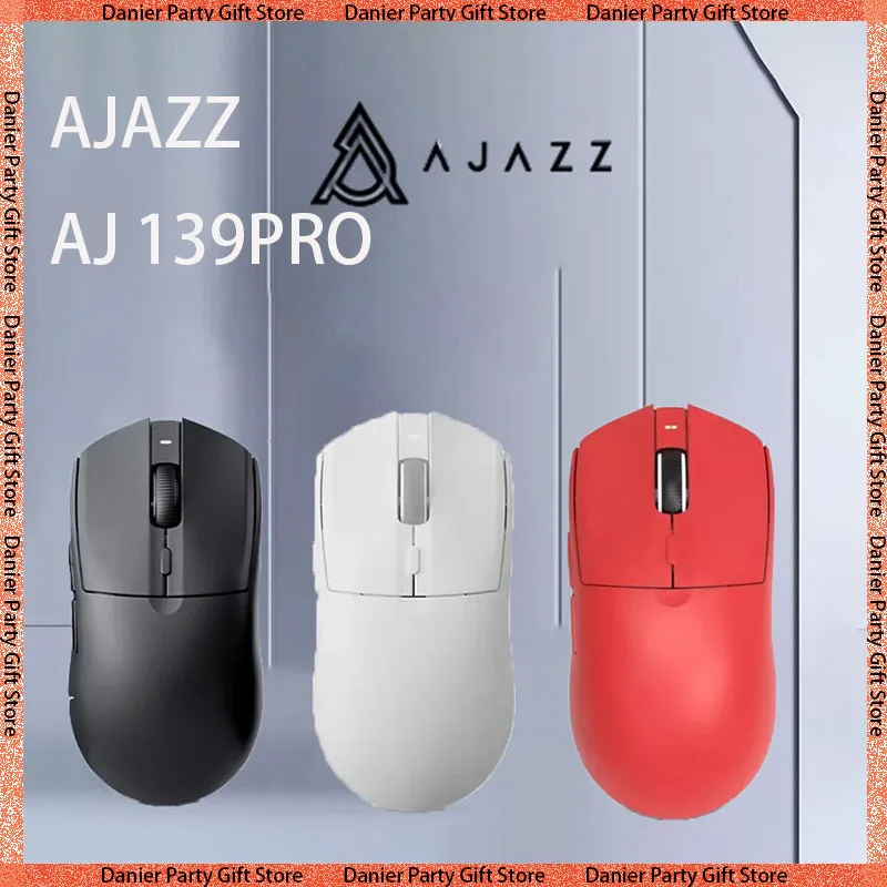 Ajazz-Aj139-Pro-Dual-Mode-Wireless-Mouse-4k-Paw3395-Sensor-Fps-Gaming ...