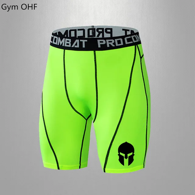 Legging Men Spartan Print Running Tights Men Sports Shorts Leggings ...