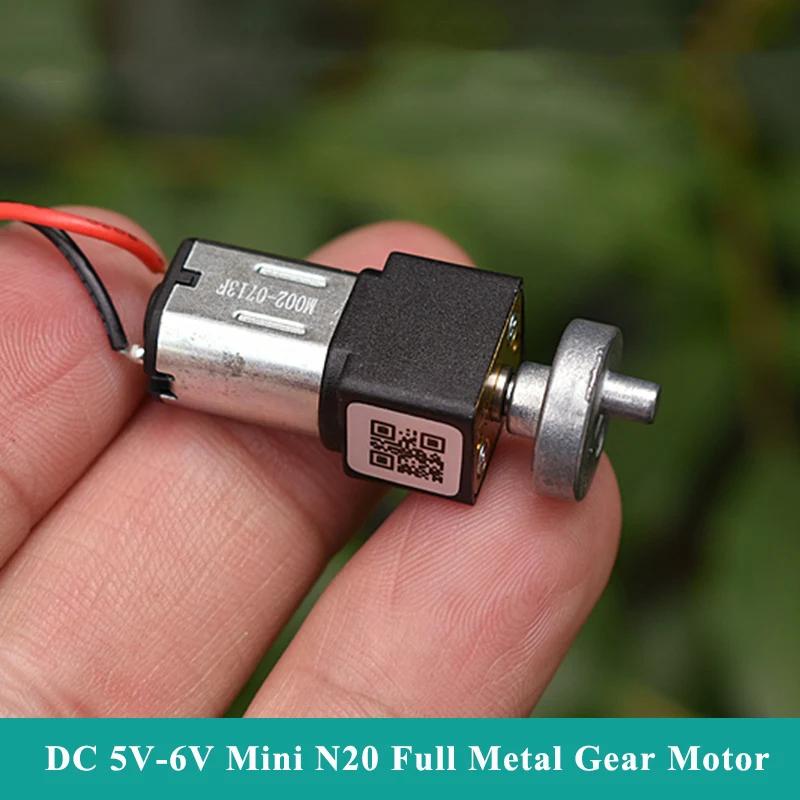 Micro-N20-Full-Metal-Gearbox-Gear-Motor-Metal-Swing-Arm-DC5V-6V-82RPM ...