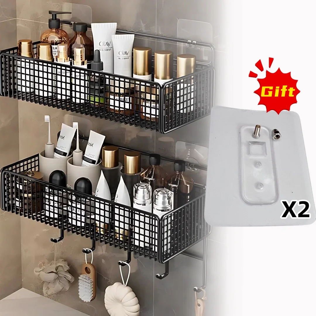 1PC-Bathroom-Organiser-Multifunctional-Toiletries-Organiser-No-Punch ...