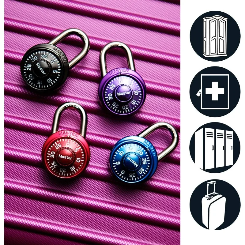 Master-1533D-Rotary-Combination-Lock-Gym-Padlock-Student-Dormitory ...