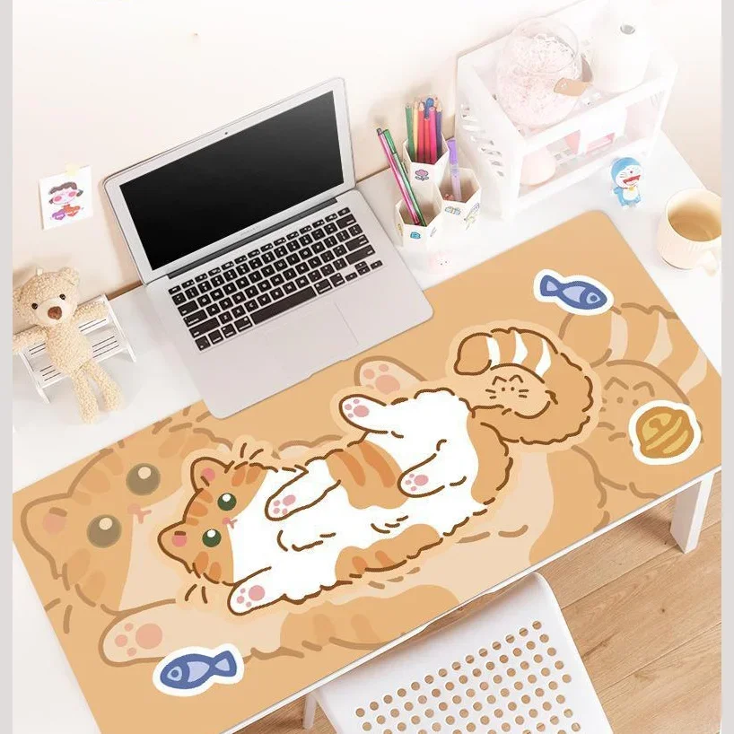 Large-XXL-Cute-furry-Mouse-Pad-Kawaii-Kitty-Cats-Mouse-Mat-70x30cm ...