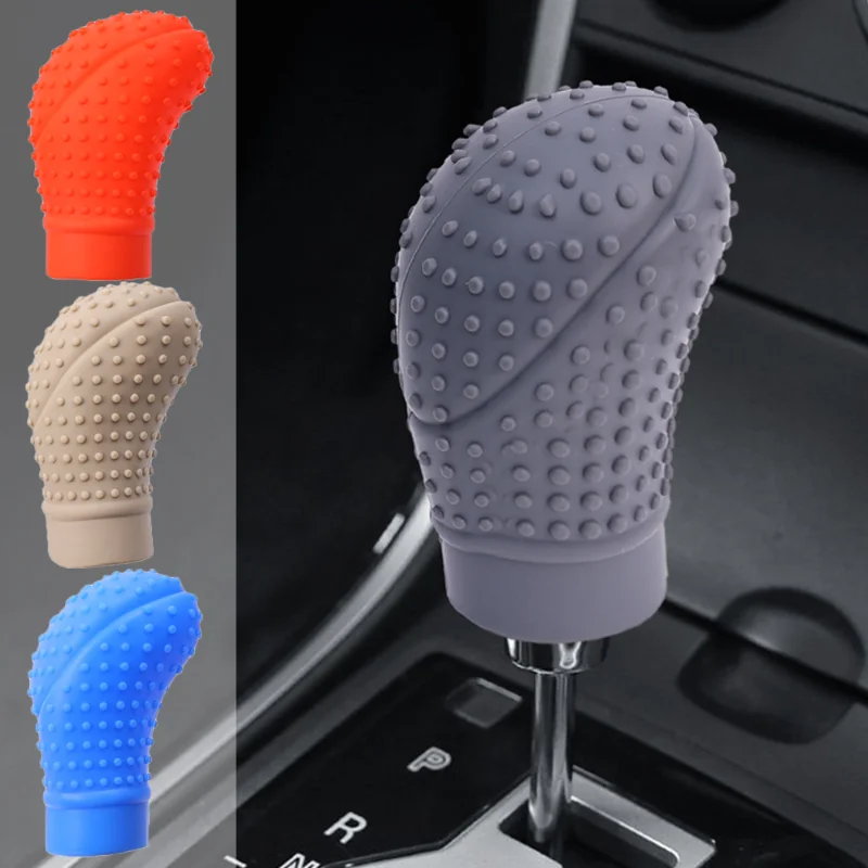Universal-Car-Non-Slip-Silicone-Sleeve-Manual-Gear-Shift-Cover-Grip ...