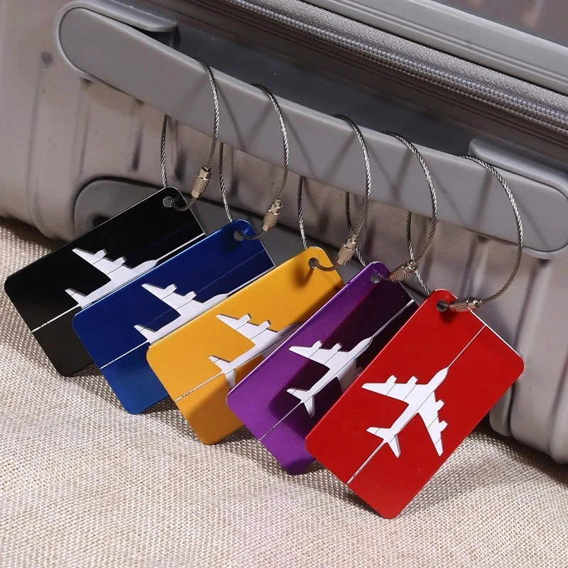 Fashion-Airplane-Shape-Travel-Accessories-Creative-Luggage-Tag-Baggage ...