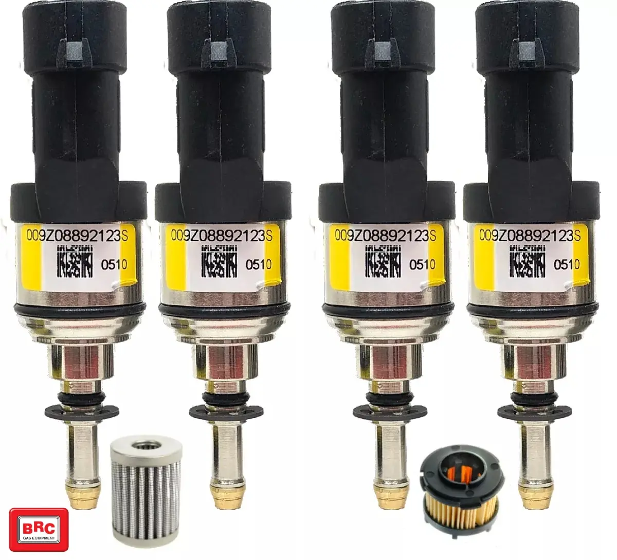 4-Pcs-LPG-BRC-Injektor-09SQ99020023-CNG-GPL-IN03-Yellow-Fast-Albien ...