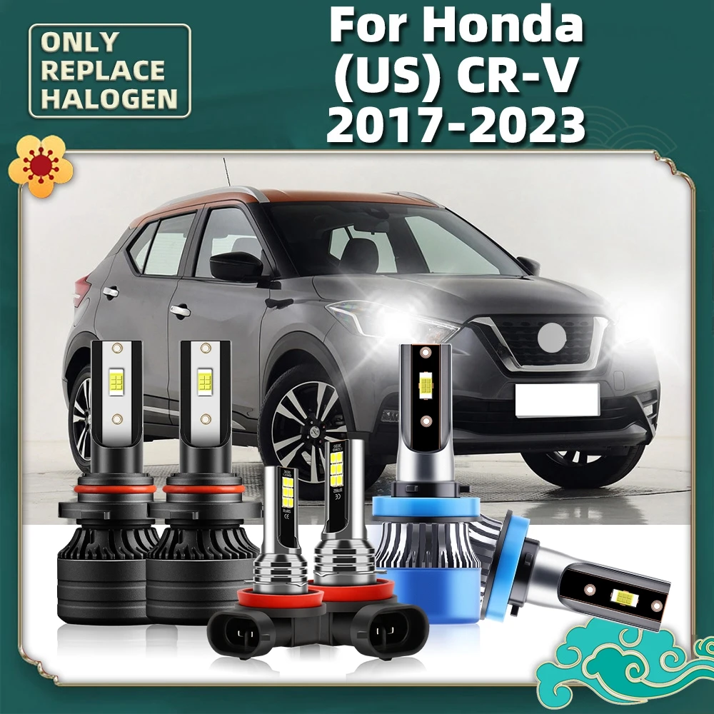 Car-LED-Healights-Auto-Fog-Lamp-White-Bulbs-CSP-Chip-For-Honda-US-CR-V ...