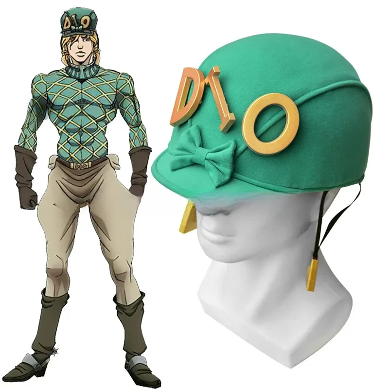 Anime-Jo-s-Bizarre-Adventure-DIO-Diego-Brando-Golden-Cosplay-Cap ...