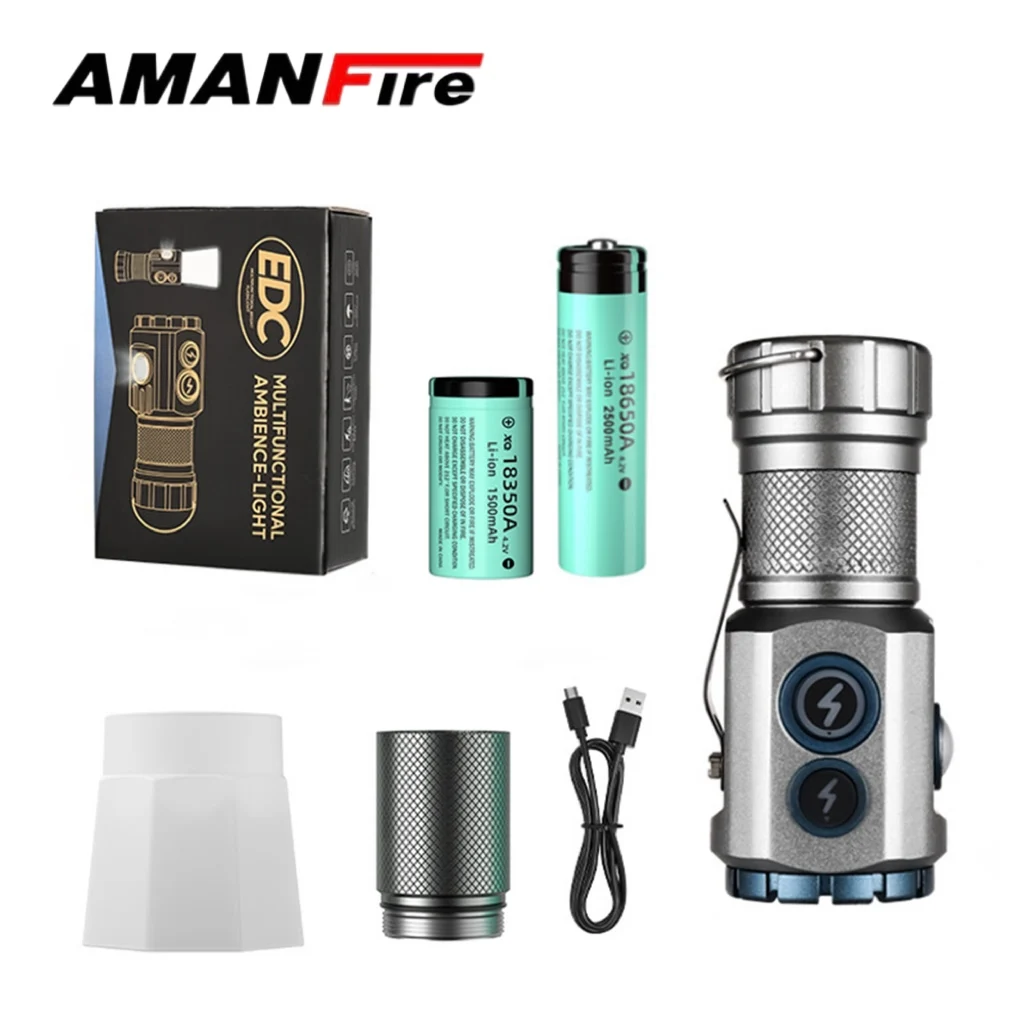 Amanfire-linterna-EDC-F235-X-3-x-P35-RPG-llavero-con-luz-LED-port-til ...