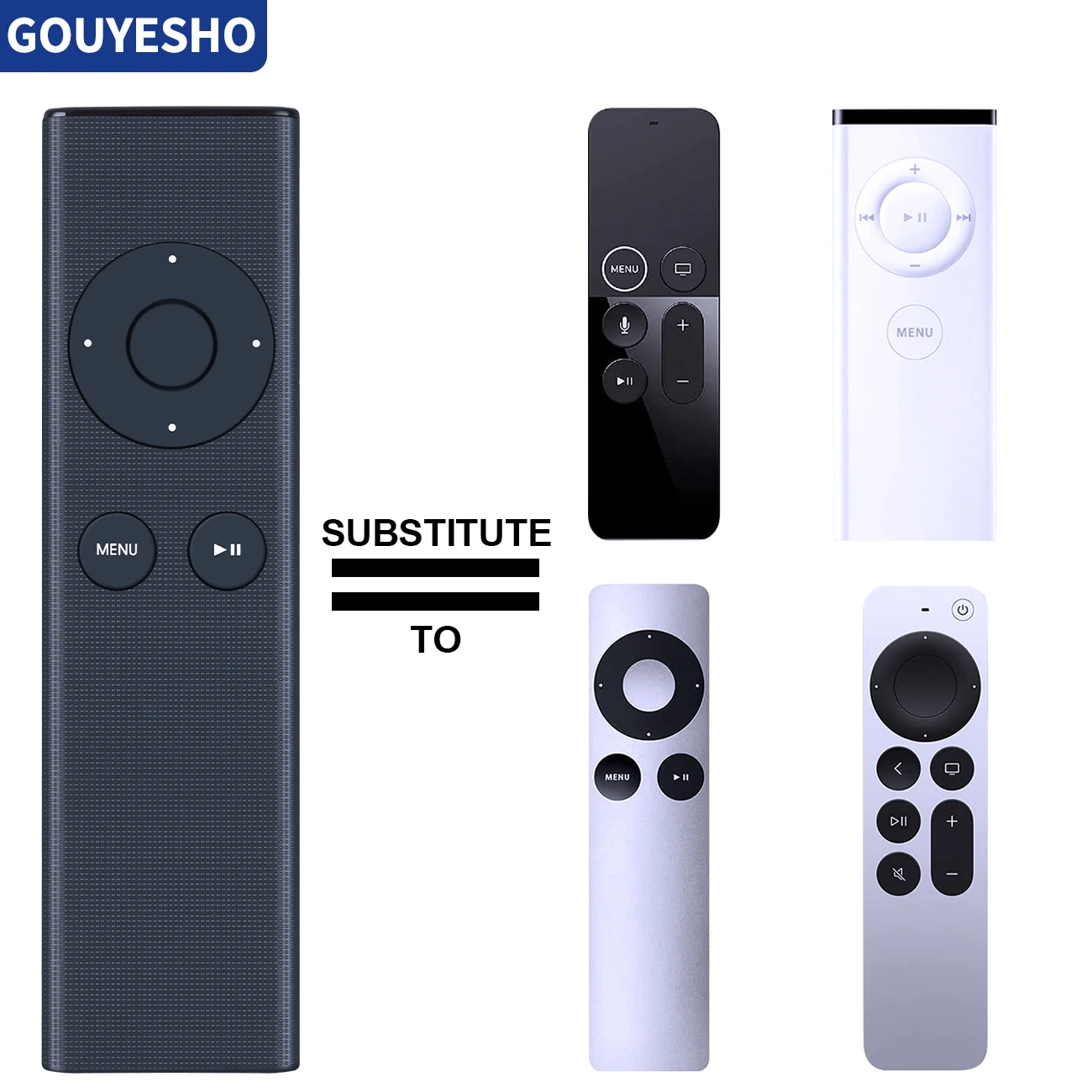 Remote-Control-Use-for-Apple-TV-2-3-6th-A1294-MM4T2ZM-A-MD199LL-A ...
