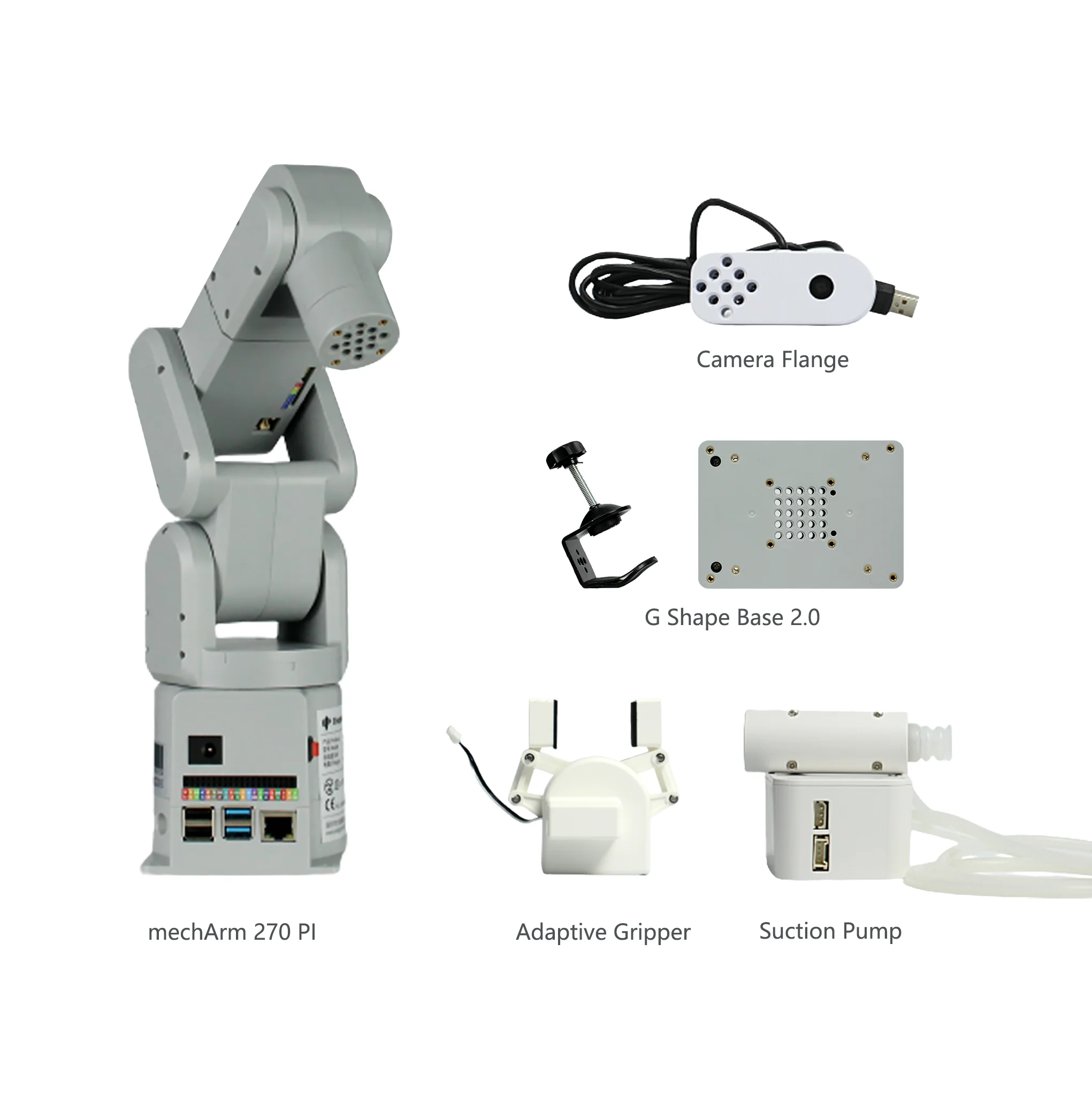 Elephant Robotics mechArm 270 Pi 6-Axis Robot Arm Desktop Robotic Arm-All in one suit
