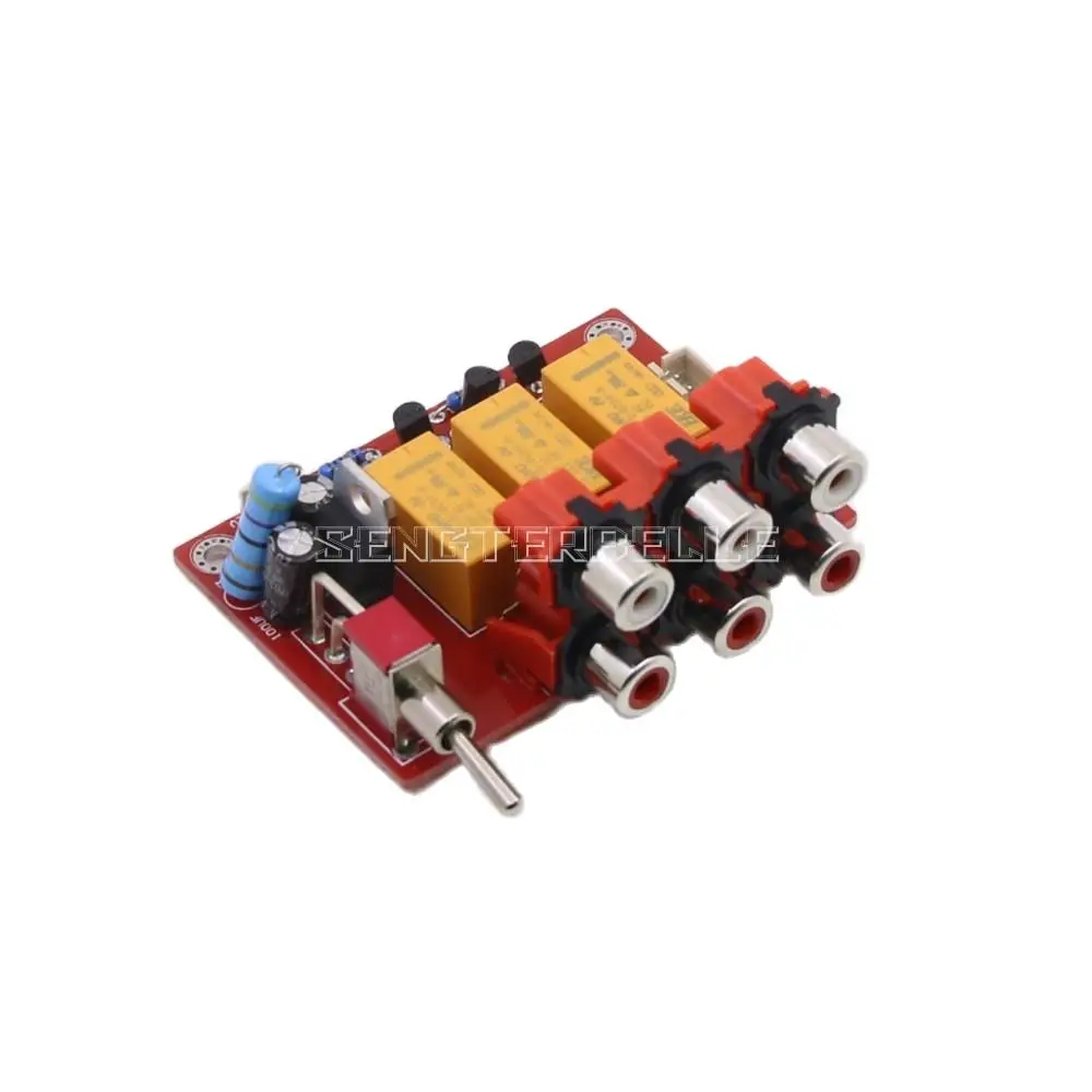New-Audio-Input-Switch-Board-Relay-3-way-Audio-Signal-Input-Selection ...