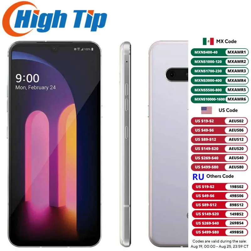 Original-Unlocked-LG-V60-5G-ThinQ-Moilble-Phone-V600TM-V600VM-6-8 ...