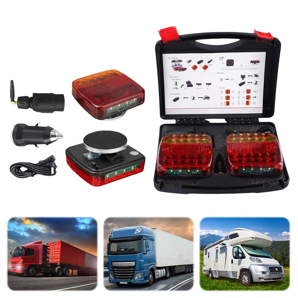 Wireless Trailer Lights Magnetic Magnetic Wireless Trailer Lights Kit ...