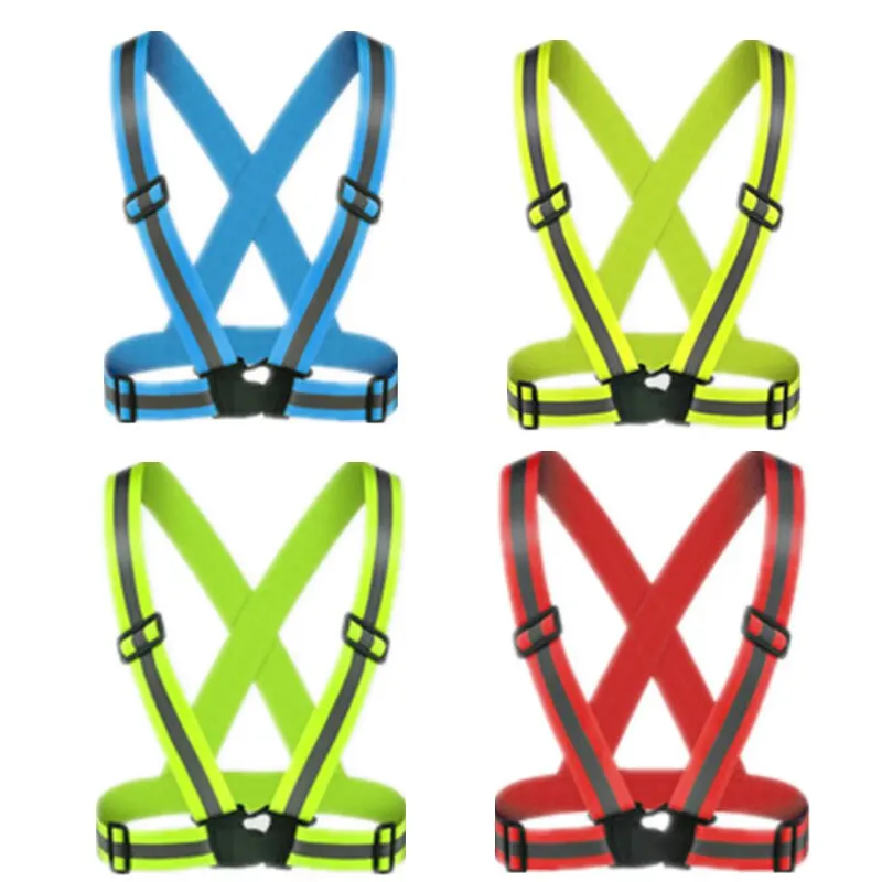 Highlight Reflective Straps Night Running Riding Clothing Adjustable ...