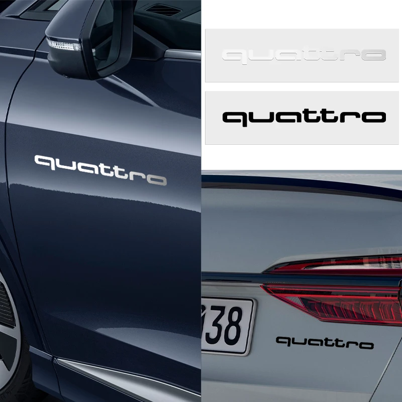 Car-Sticker-Body-Trunk-QUATTRO-Decoration-Decal-Auto-Accessories-For ...