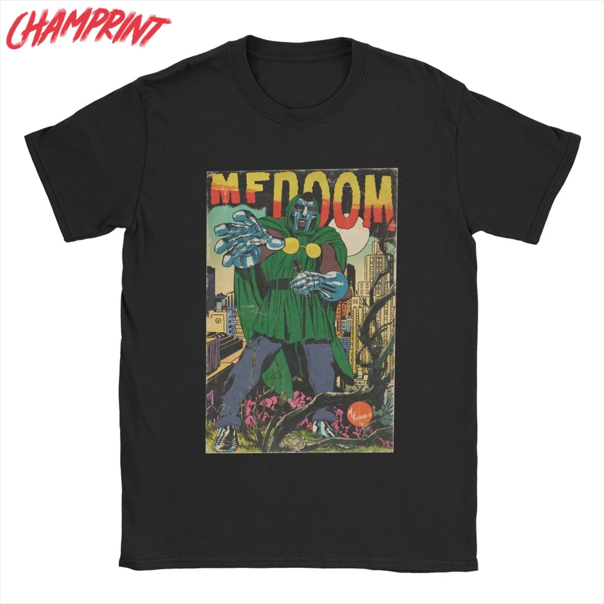 Mf Doom camisetas de algodón puro para hombres, camiseta de manga corta, camisetas de Madlib ...