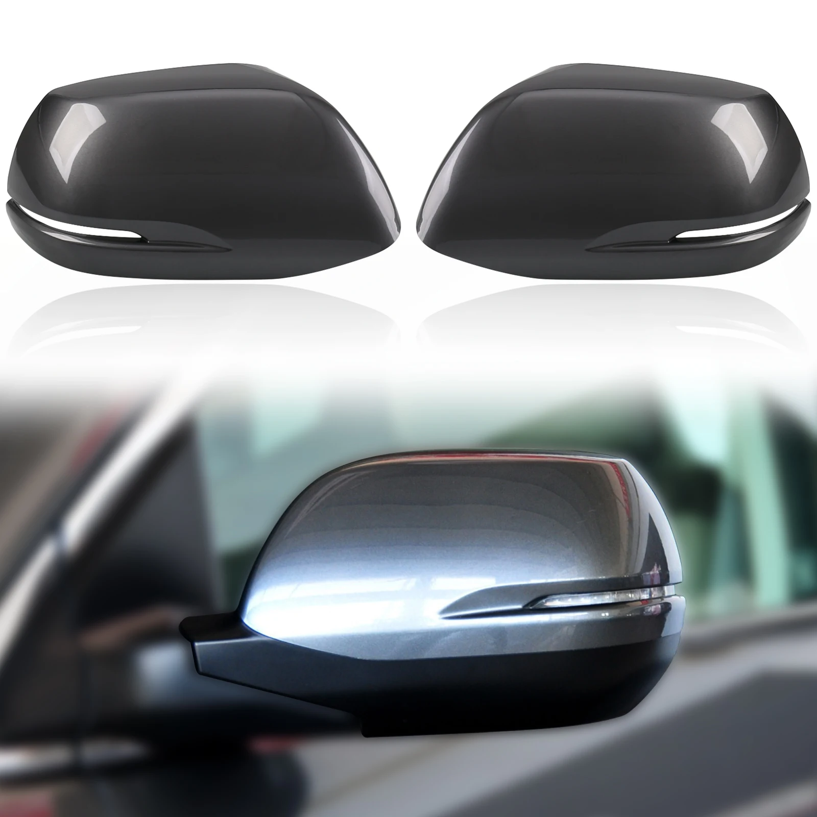 Door Rearview Mirror Cover Cap Housing Fit For Honda Crv Cr-v 2012-2022 ...