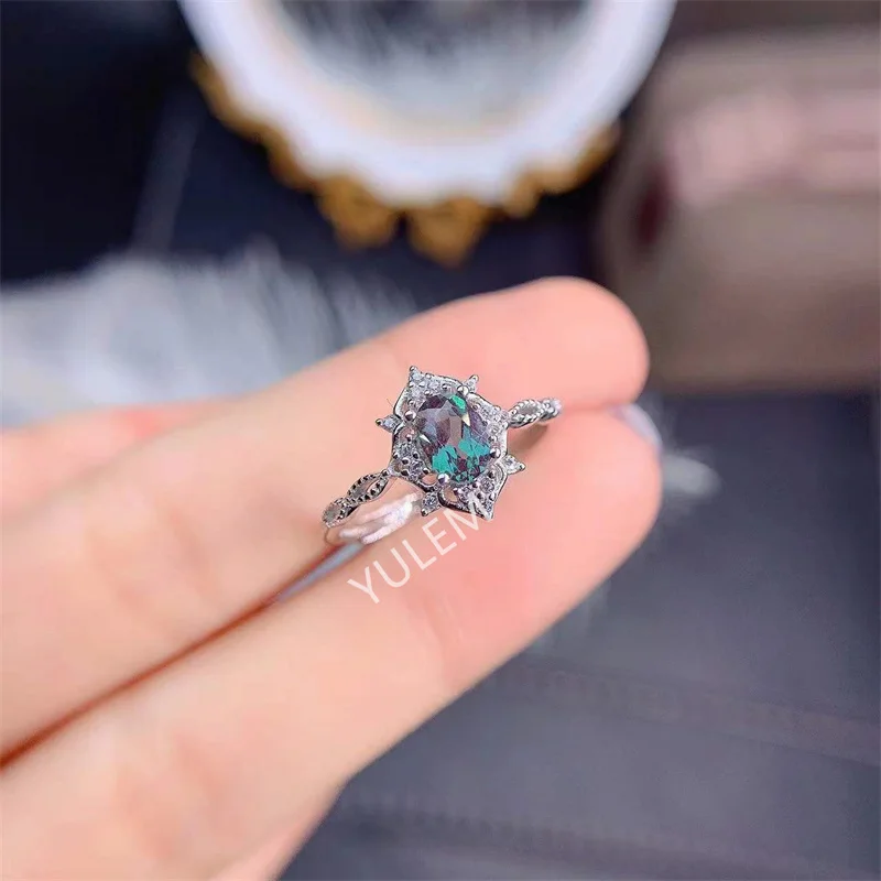 Lab Grown Alexander Edelstein Ring für Frauen 925 Sterling Silber 925 ...