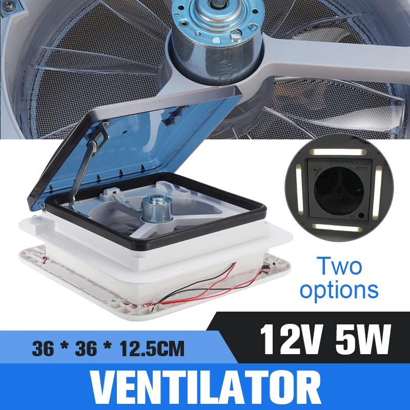 12 Volt 11'' Motorhomes Vents Fan Caravan Accessories Exhaust Fan For ...