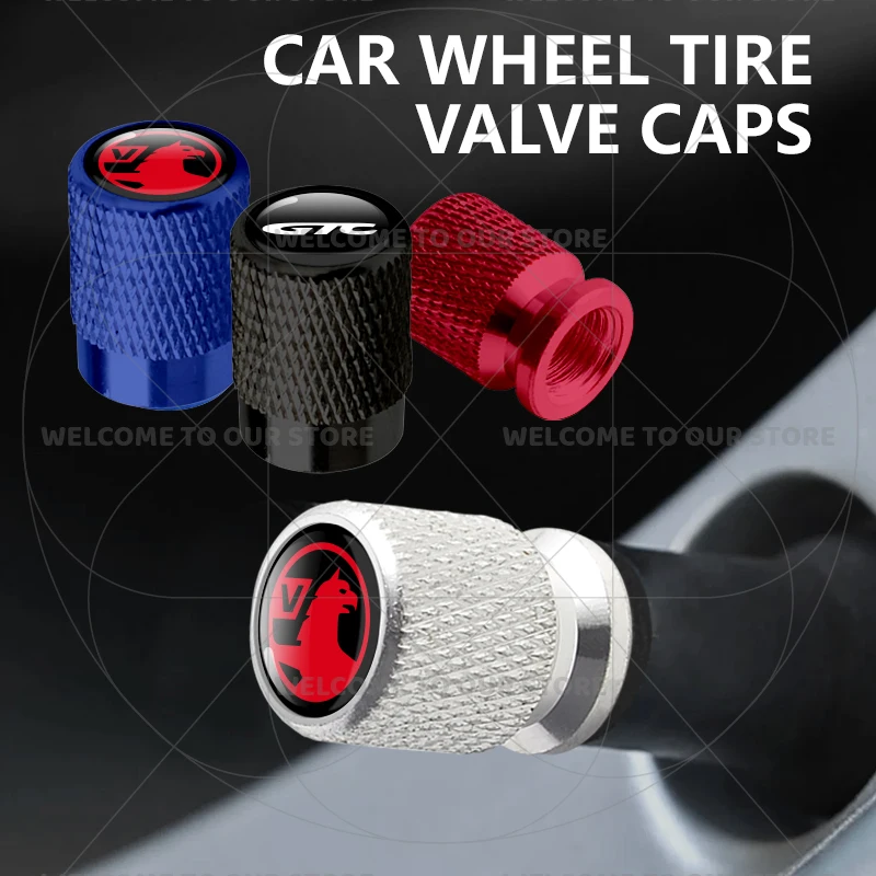 For Vauxhall GTC Emblem Opel Insignia Astra Agila Corsa 4Pcs Aluminum ...
