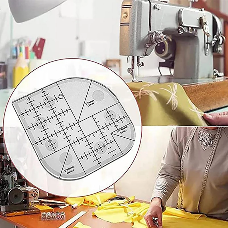 Curved-Corner-Cutter-Quilt-Ruler-Acrylic-Sewing-Ruler-With-Round-Edge ...