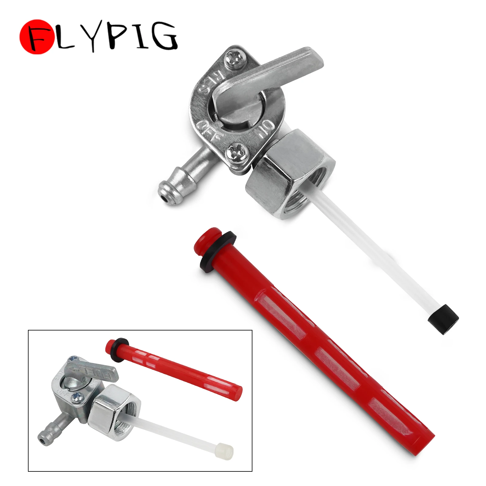 14mm Motorcycle Gas Fuel Tank Switch Cock Tap Valve Petcock Shut Off ...