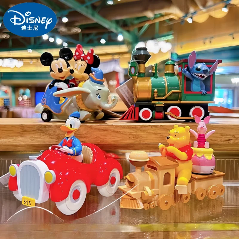 Original Kawaii Shanghai Disney Racing Sliding Toy Car Mickey Minnie ...